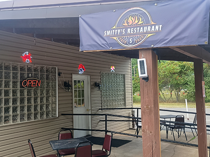 Smitty's Restaurant promises the kind of honest, no-frills comfort food that makes you want to loosen your belt before you even sit down.