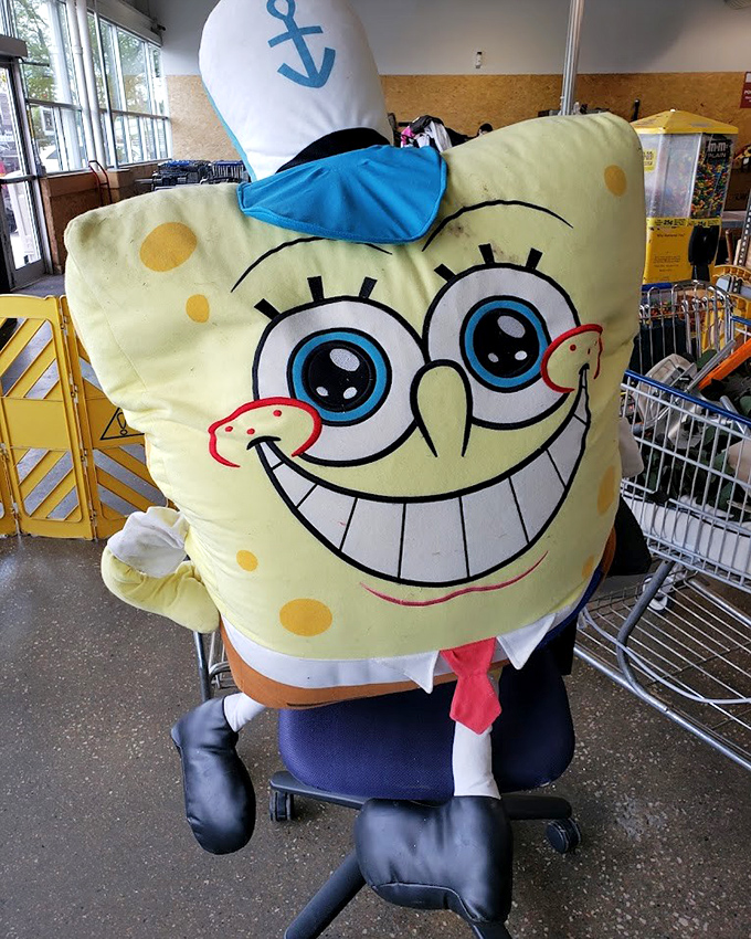 Even SpongeBob finds himself waiting for a forever home. Who lives in a shopping cart under fluorescent lights? Bargain Bob SquarePants!