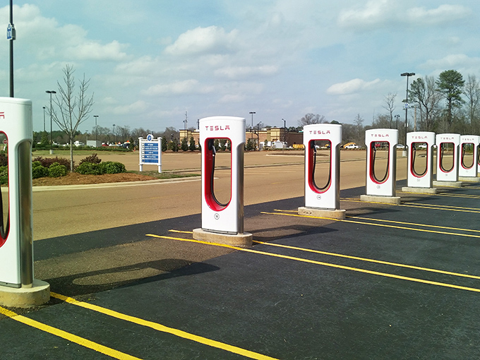 The future has arrived in Mississippi! Tesla Superchargers ensure your electric chariot stays powered while you power through those sales. 