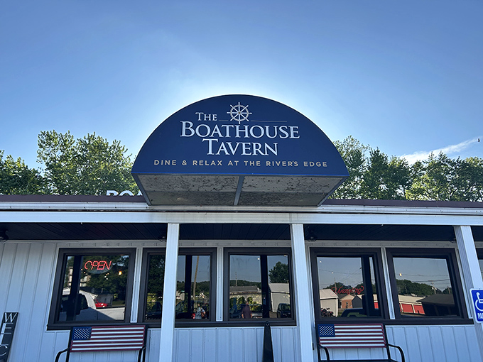 The Boathouse Tavern promises riverside dining where the view comes free with every meal.