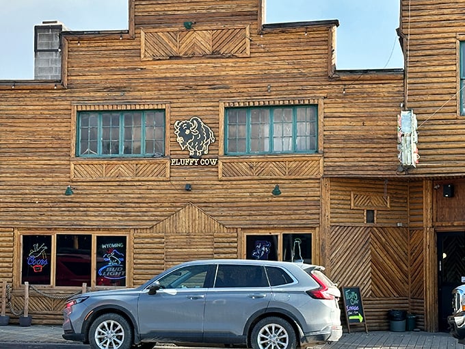 The Fluffy Cow serves up Western hospitality with a side of mountain charm in a building that looks better than most city condos. 