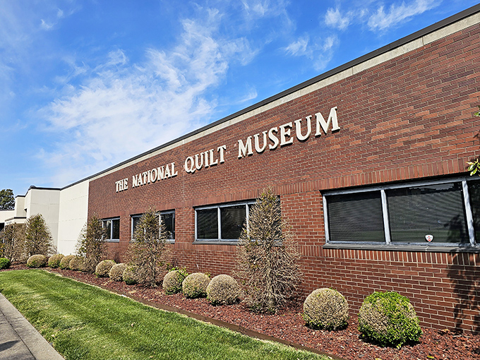 The National Quilt Museum elevates fabric art to fine art status, making grandma's hobby look like the Smithsonian.