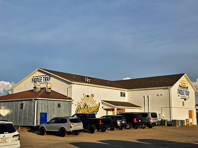 The Paddle Trap welcomes you with that "come as you are" vibe that makes small-town dining feel like coming home.