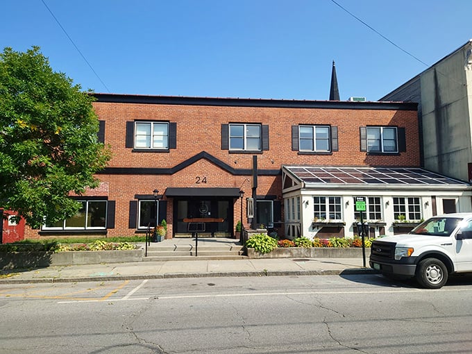 Brick buildings with character to spare line Rutland's streets, offering cozy spaces where community happens naturally and nobody's checking their watch.
