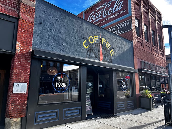 At Tru North Coffee, they understand that "morning person" is just code for "has had coffee." The minimalist exterior hides maximum flavor inside.