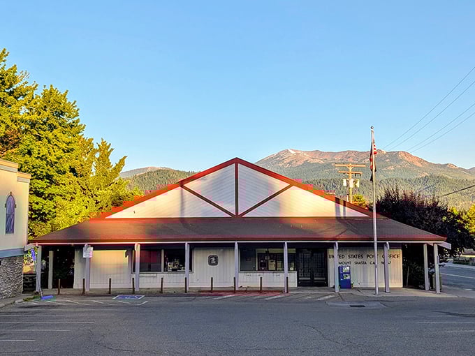 The local post office might be the only place where you'll happily wait in line&mdash;that mountain backdrop makes even errands feel like sightseeing.