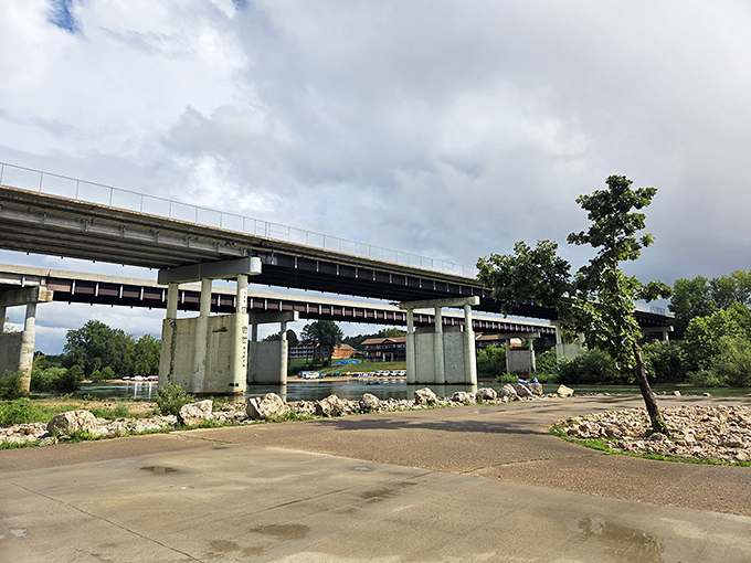 Beneath this bridge flows the lifeblood of Van Buren&mdash;the Current River, where generations have gathered to escape summer heat and city stress.