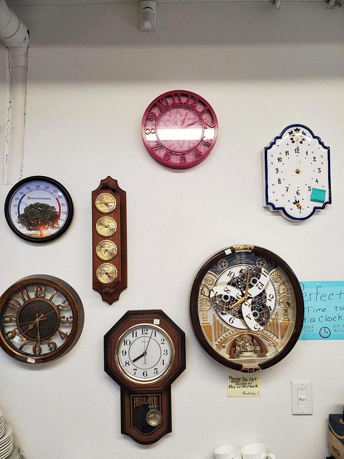 Time stands still in the clock corner. Each one tells a different story&mdash;and occasionally, the correct hour.