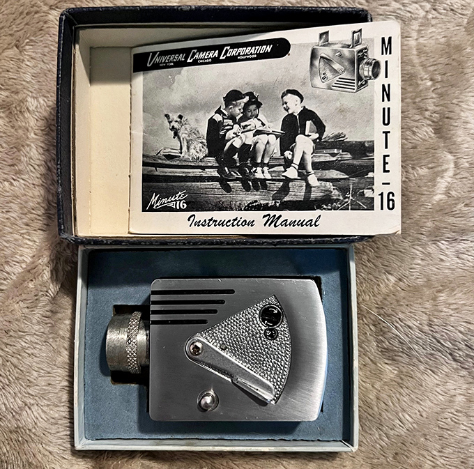 A vintage Universal camera complete with original packaging&mdash;the kind of find that makes collectors' hearts skip several beats.