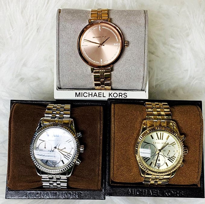 Luxury on a budget! These Michael Kors timepieces offer champagne style at root beer prices.