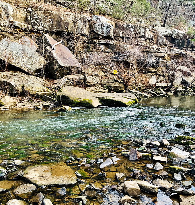 Who needs a sound machine when you've got this? The therapeutic babble of water over stone is Oklahoma's original stress management program.