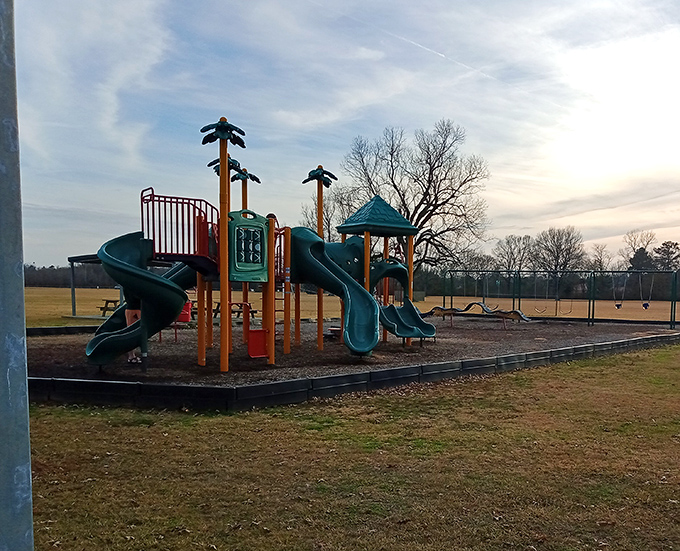 Even the playgrounds in St. Francisville seem to exist in a gentler time, where kids still choose outdoor adventures over screen time.