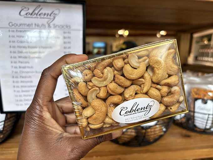 These honey-roasted cashews aren't just nuts&mdash;they're edible gold. Perfectly toasted and packaged with care, they're the road trip snack that ruins all other road trip snacks forever.