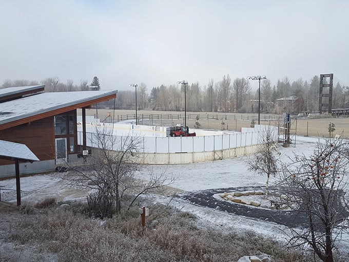 Winthrop's ice rink transforms winter days into magical memories, whether you're a graceful glider or more of a wall-clutcher like me.