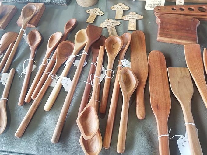 These wooden spoons aren't just kitchen implements&mdash;they're functional art pieces, lovingly carved by craftspeople who understand the soul of good cooking tools.