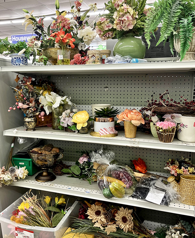 A botanical bonanza that never needs watering! These artificial blooms bring perpetual spring to any room without attracting a single bee.