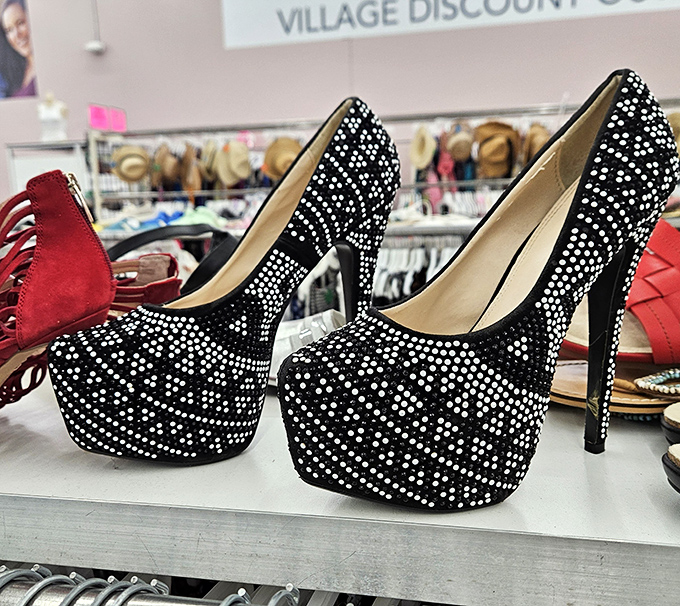 Cinderella never had it so good&mdash;these bedazzled platforms could take you from thrift store to Studio 54 for less than a fancy coffee.