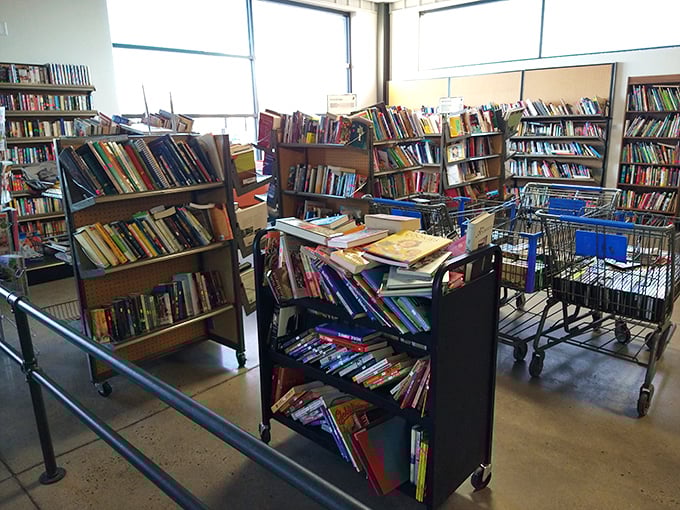 This literary labyrinth would make any bookworm swoon. Thousands of stories waiting to be rediscovered for less than a fancy coffee.