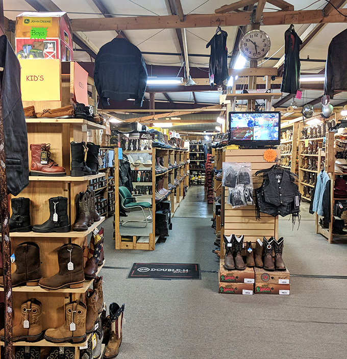 Boot heaven exists, and it's in Shepherdsville. Each pair tells a story waiting for new chapters to be written.