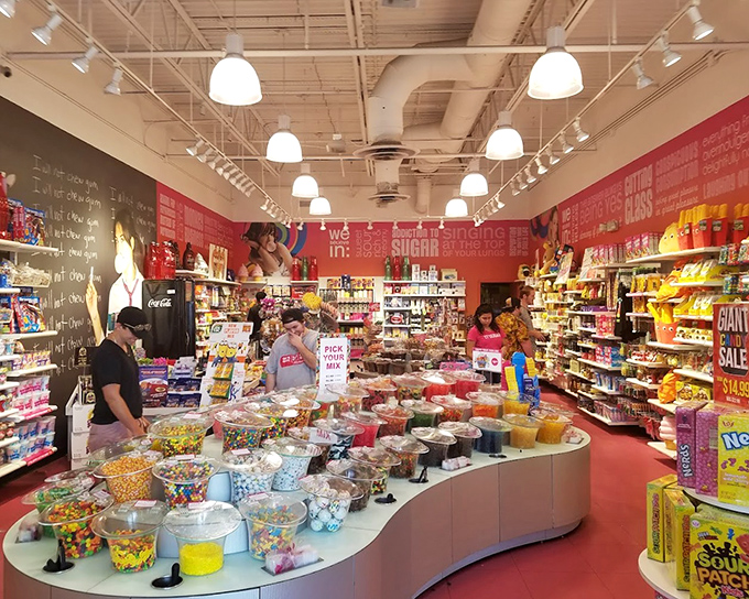 Sugar Rush headquarters! This candy wonderland transforms adults into wide-eyed kids again, proving some therapy really is cheaper than a session with Dr. Phil.