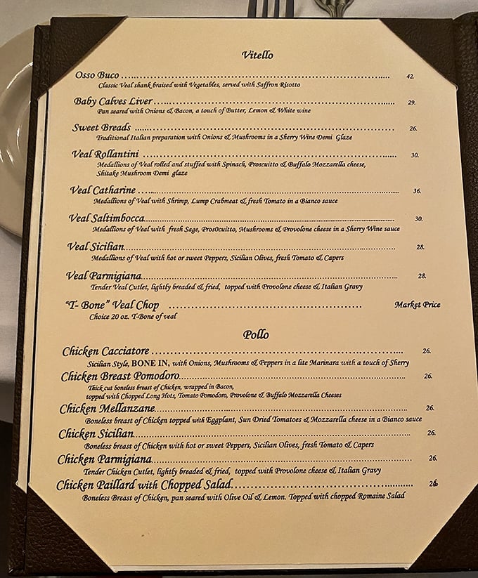 This menu isn't just a list of dishes&mdash;it's a family tree of Italian classics, each with its own pedigree and loyal following among Philadelphia's pasta aficionados.