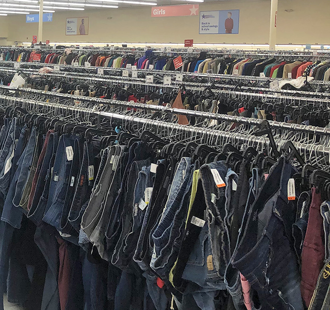 Denim paradise awaits the patient shopper. These jeans have already done the hard work of breaking in&mdash;you just need to find your match.