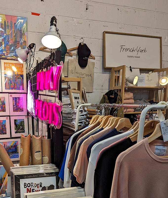 French York's minimalist display proves sometimes less is more &ndash; especially when "stylishly relaxed" perfectly describes both the clothes and your weekend plans.