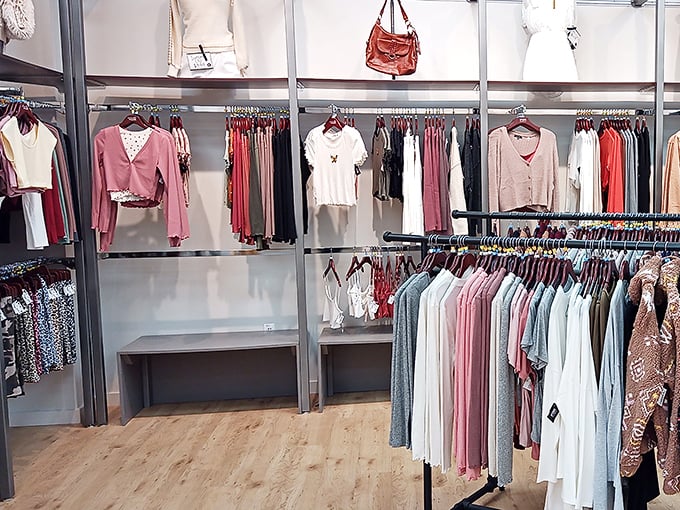 Color-coordinated clothing that's easier to navigate than my streaming services menu. The organization alone is worth the trip.