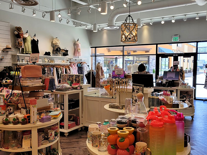 This boutique's colorful displays could brighten even the gloomiest Iowa winter day, offering retail therapy with a side of visual delight.