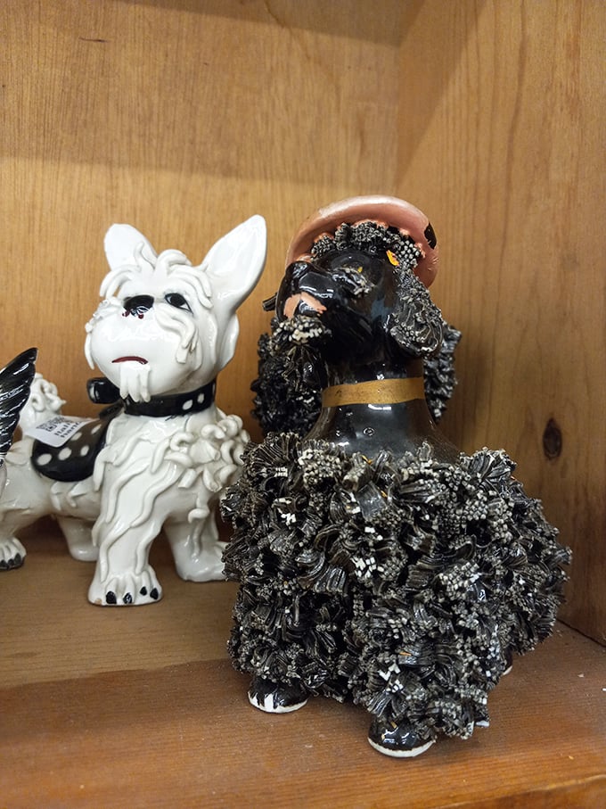 These ceramic canine companions have been patiently waiting for the right collector to take them home&mdash;personality and attitude included.