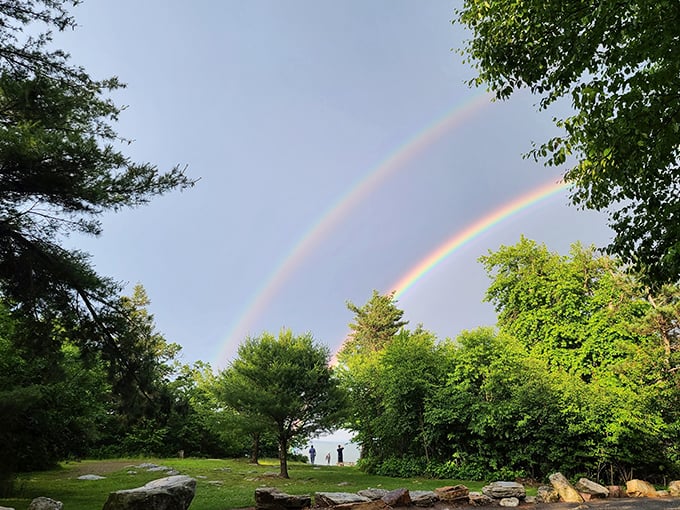 Double rainbows over Big Mountain feel like winning the scenic lottery without buying a ticket.