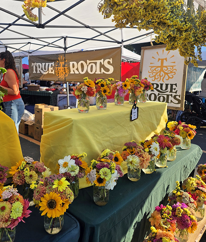 These mason jar bouquets aren't just flowers&mdash;they're edible sunshine. Each arrangement tells a story of Idaho's seasonal blooms with more personality than most dating profiles. 