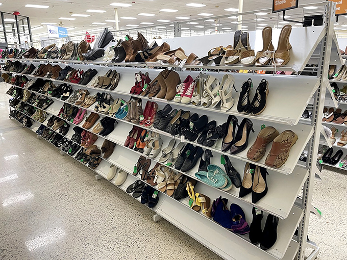 The Imelda Marcos Memorial Wing. From sensible flats to statement heels, this footwear section could solve your shoe dilemmas for the next decade.