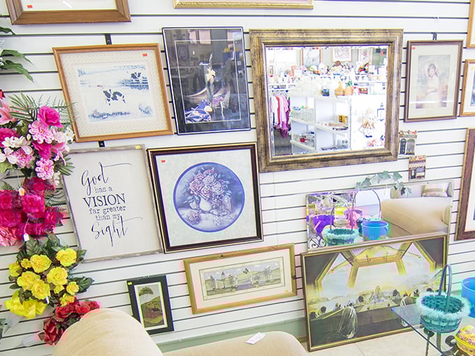 Wall art that spans decades of taste&mdash;from inspirational quotes to pastoral scenes&mdash;waiting to find homes where they'll either be ironic or earnest.