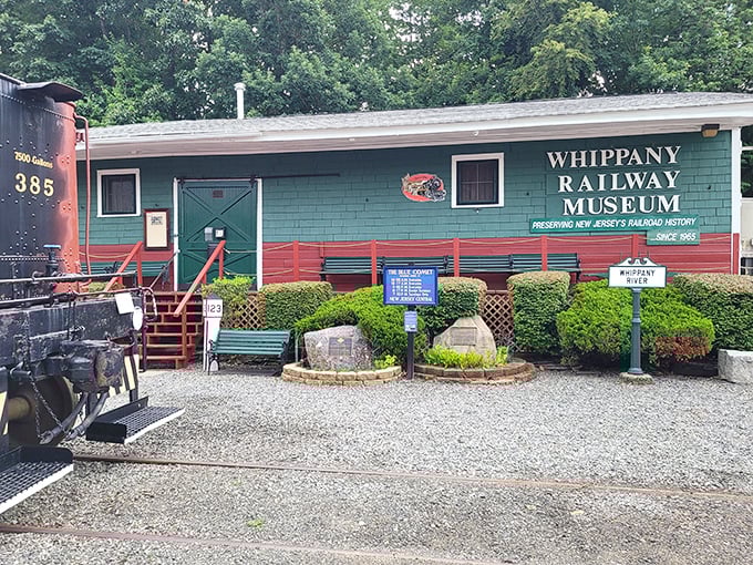 The charming green museum building welcomes visitors with its no-nonsense railroad aesthetic. This unassuming structure houses treasures that would make any train enthusiast whistle with delight.
