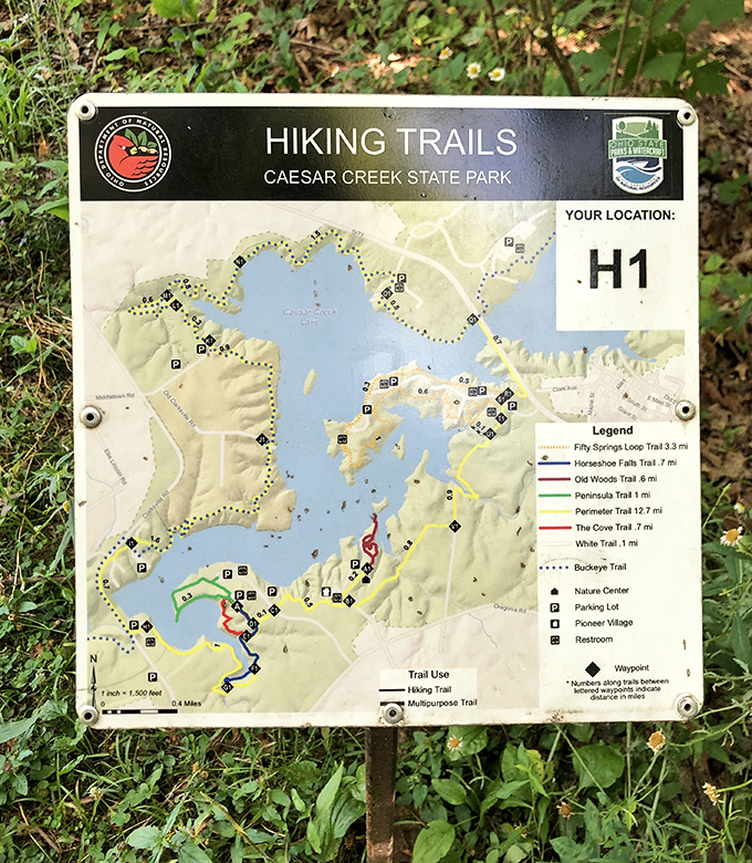 The treasure map to outdoor sanity. Like a choose-your-own-adventure book where every ending involves better cell phone photos and slightly sore calves. 