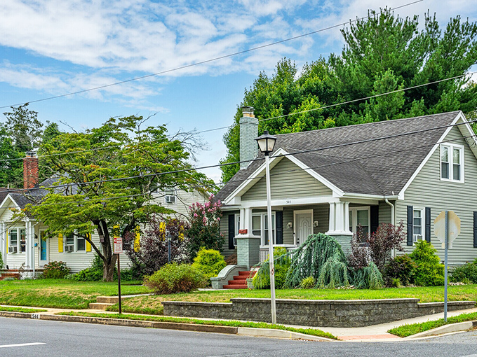 Charming bungalows with inviting porches showcase Dover's affordable housing market, where retirement dreams find their foundation.