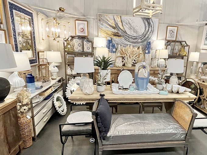 Modern coastal meets timeless elegance &ndash; where Pottery Barn dreams come true with actual history attached.