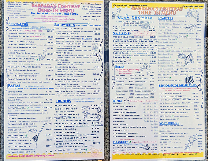This menu reads like a love letter to the Pacific Ocean, written by someone who actually knows how to cook.