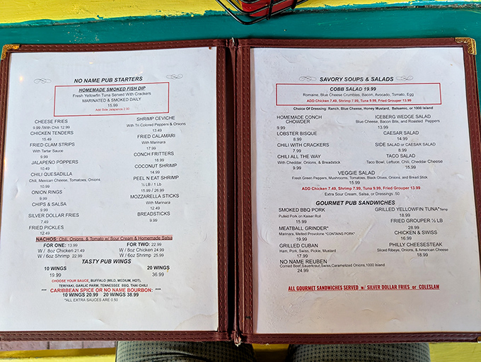 This menu isn't just a list of food—it's a roadmap to happiness. The hardest part is deciding what delicious path to take.