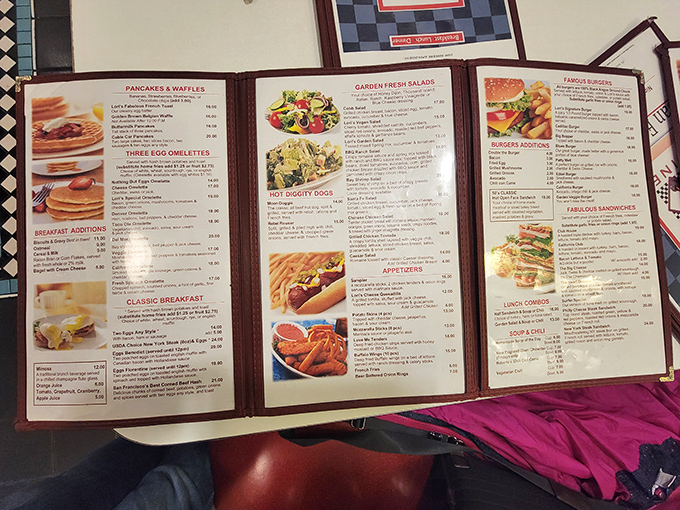 The menu at Lori's reads like a greatest hits album of American comfort food classics. Decision paralysis has never been so delicious.