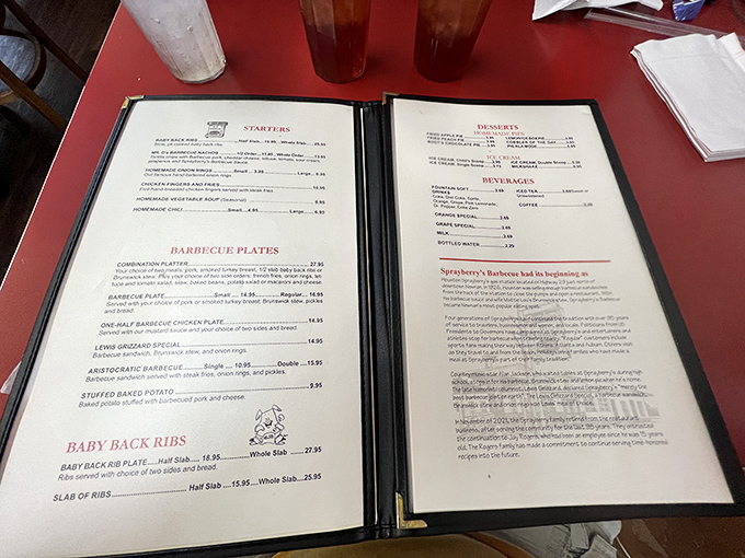 This menu isn't just a list&mdash;it's a roadmap to happiness. The Lewis Grizzard Special calls to me like an old friend.