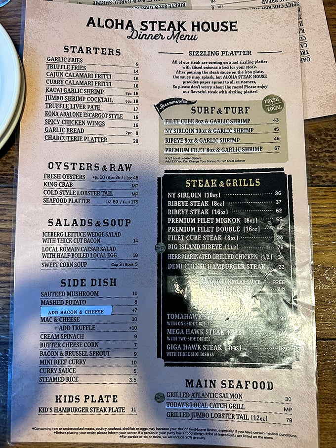 When a menu has both tomahawk steaks and mini beef curry, you know you're in capable, delightfully unpredictable hands.