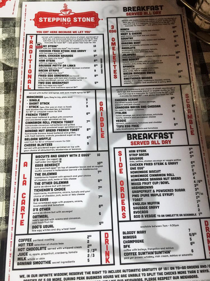 The menu doesn't mince words: "You eat here because we let you." That's confidence you can taste in every bite.