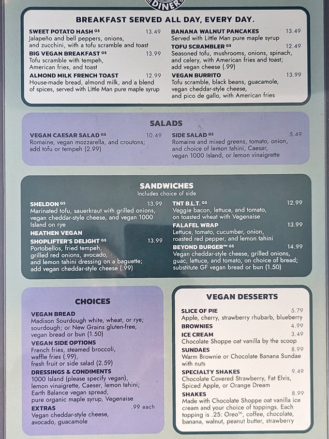 A menu that proves inclusivity can be delicious – where vegan options aren't afterthoughts but co-stars in this culinary production.
