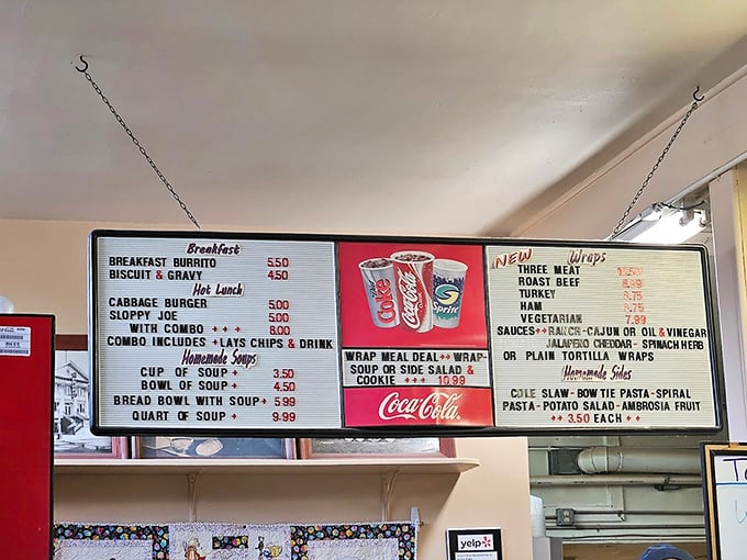 When a menu board promises both breakfast burritos and cabbage burgers, you know you've found culinary enlightenment.