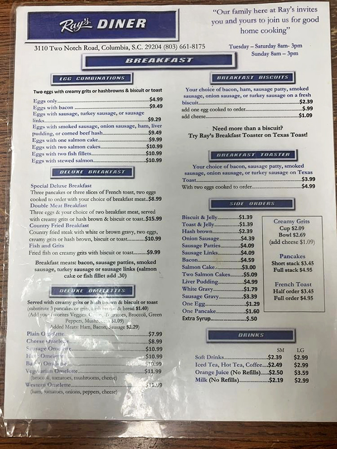 A menu that doesn't need a translator or culinary dictionary&mdash;just straightforward breakfast classics that make you want to order one of everything. 