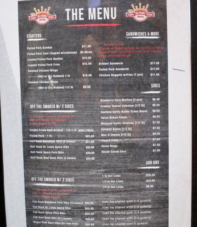 A menu that doesn't waste time with frills&mdash;just the smoky essentials that have barbecue pilgrims making the journey from across Southern California.