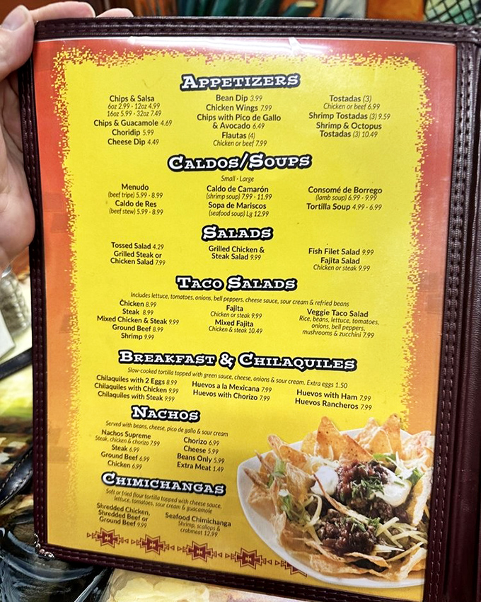 This menu isn't just a list of dishes&mdash;it's a roadmap to happiness. Each section promises a different kind of joy, from appetizers to desserts. 