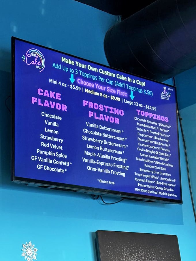 The menu board &ndash; where life-changing decisions are made daily. Choose wisely, or just come back tomorrow.